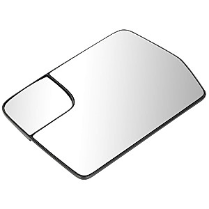 Auto Dynasty BL3Z17K707D OE Style Driver/Left Side Mirror Glass Lens w/Spotter Glass Compatible with Ford F150 11-14