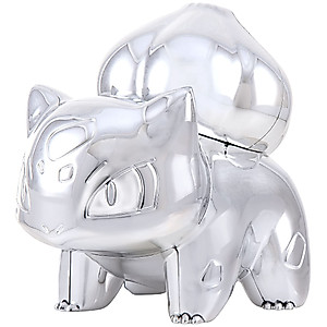 Pokemon 25th Celebration 3-inch Silver Bulbasaur Figure - Pokemon Fan Must Have Toy - Officially Licensed 25th Anniversary Product from Jazwares