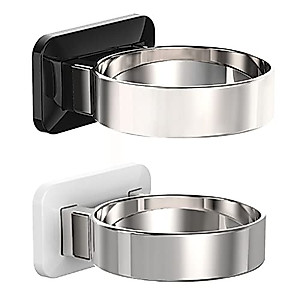 Grey990 Wide Usage Hair Dryer Holder Strong Load-bearing Plastic Labor-saving Universal Hair Dryer Organizer for Bathroom