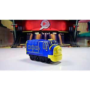 Chuggington - Pop and Transform Chuggers – Brewster - 5" Transforming Train Toy - Free-Rolling Wheels - Birthday Gift for Preschool Kids Age 3 and Up - Fun for 3 4 5 Year Old Boys and Girls