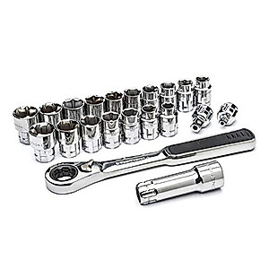 GEARWRENCH 21 Pc. 3/8" Drive 6 Pt. Pass-Thru™ Tool Set, SAE/Metric - 8921