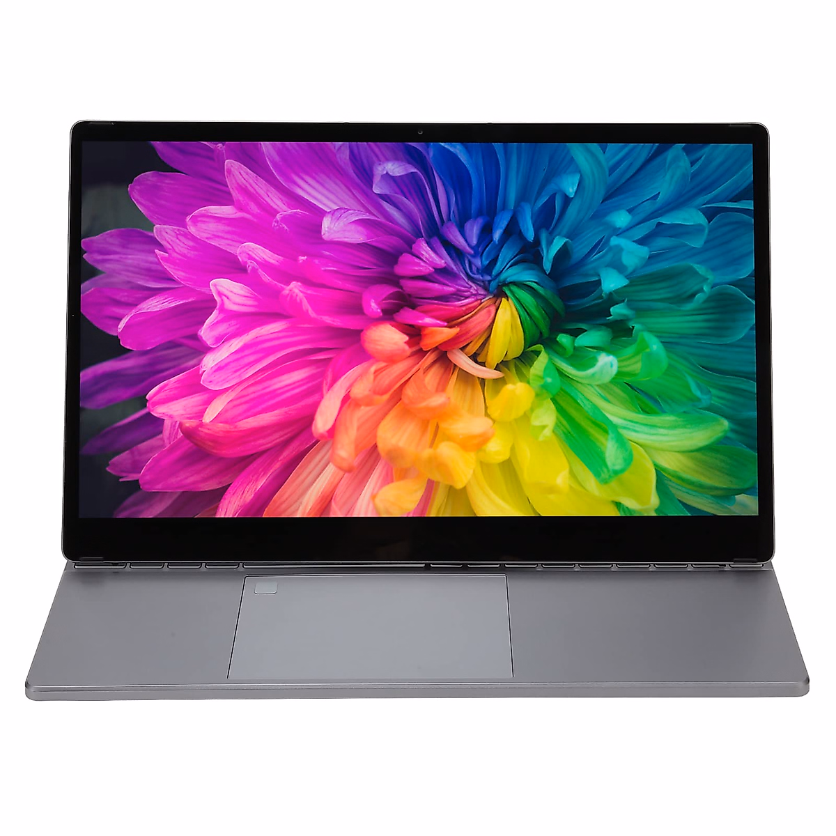 Haofy Tablet Laptop, 12GB DDR5 RAM 5800mAh Battery RGB Backlit 15.6in Touchscreen Office Laptop School Gravity Sensor (US Plug 512GB)