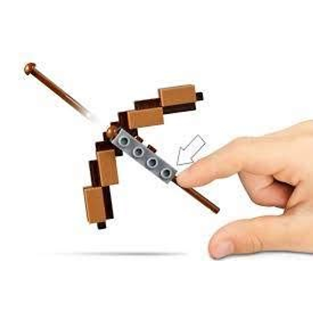 LEGO Minecraft BigFig Skeleton with Magma Cube Building Kit (142 Pieces)