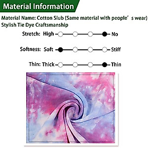 Loyalfurry Soft Dog Shirts Stylish Tie Dye Pet Summer Clothes Casual Doggie Puppy Cat Apperal Outfit for Small Dogs (Medium)