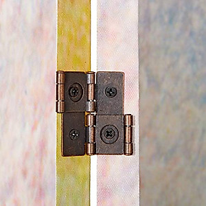 Oriental Furniture 6 ft. Tall Double Sided Works of Monet Canvas Room Divider - Impression Sunrise/Houses of Parliament