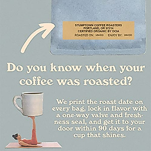 Stumptown Coffee Roasters, Dark Roast Organic Whole Bean Coffee - French Roast 12 Ounce Bag with Flavor Notes of Clove and Bittersweet Chocolate