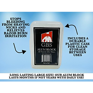 G.B.S 9 Pc Shaving Set - Non Slip DE Safety Razor Shaving Brush Stand 5 oz Sandalwood Aftershave, Mug with G.B.S Natural Soap +15 Blades Adjustable Convenient