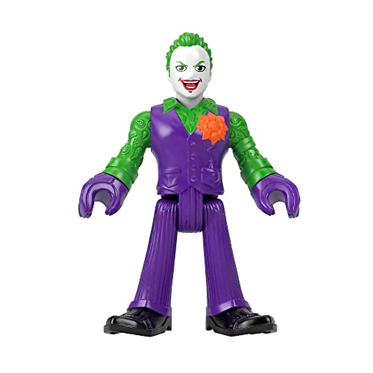 Imaginext DC Super Friends The Joker Insider & Laffbot 12-Inch Robot with Lights & Sounds Plus Figure for Ages 3+ Years