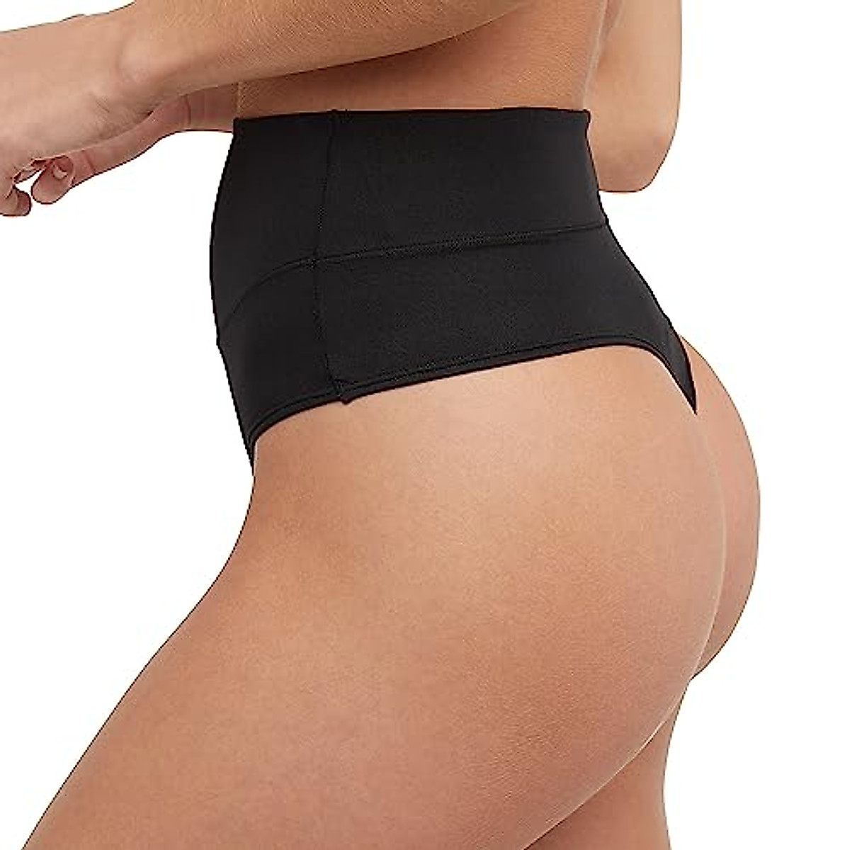 Hanes Women's Panties Pack, Smoothing Microfiber No-Show Underwear, May Vary, Assorted Colors, 6-Pack Thongs, 6