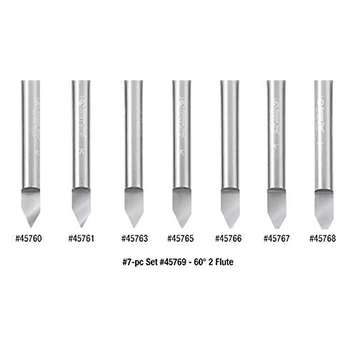 Amana Tool - 45771 Solid Carbide 30° Engraving 0.005 Tip Width x 1/4" Shank Sign