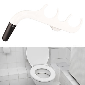 Bidet Attachment for Toilet,7/8 Copper Ultra Slim Tee Non Electric Dual Nozzle Water Spray Bidet,Bidet Toilet Attachment for Sanitary and Feminine Wash