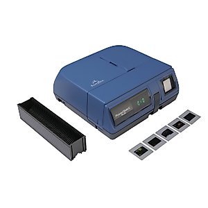 Pacific Image PowerSlide X Plus 35mm Slide Scanner. Auto Batch Scan Mounted Slides. Maximum 50 Slides/Batch Scan. 10000 dpi/True Color. 4.2 Dynamic Range. Mac/Pc.
