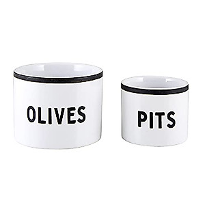 Santa Barbara Design Studio Gift Set Kitchen Essentials TableSugar Kraft Cardboard Book Gift Box, 2-Pieces, P.S. Olive You Set