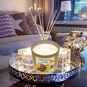 Scented Candles | 12oz Pineapple Harmony Scented Candle | SureAroma Candle