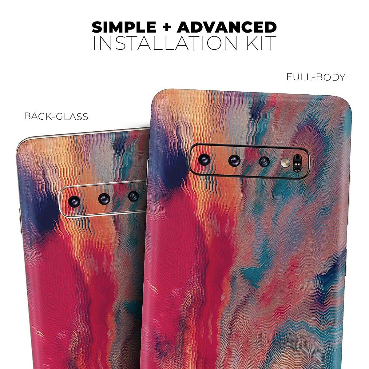 DesignSkinz Liquid Abstract Paint Remix V78 Protective Vinyl Decal Wrap Skin Cover Compatible with The Samsung Galaxy S20 (Screen Trim & Back Glass Skin)