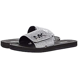 Michael Kors MK Slide Silver 1 6 M