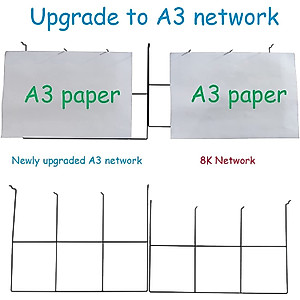 EUKKIC Drying Rack, Mobile Classrooms, Art Studio, Mobile Drying Rack with Wire Shelves for Works of Art, Educational Product Drying Rack (Size : 35-Layer)
