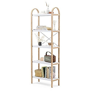 Umbra Bellwood 5-Tiered Freestanding Shelf White/Natural