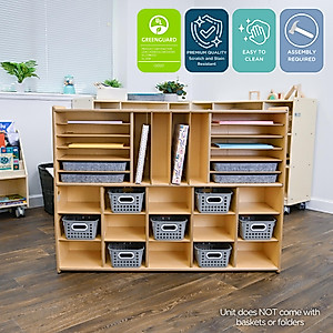 Children’s Factory Value Line Kids Classroom Organizer, Multi-Section Classroom Organization for Kids and Toddlers