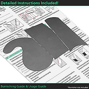 ATLIN Cabinet Scraper Card Set - Curved 3pc