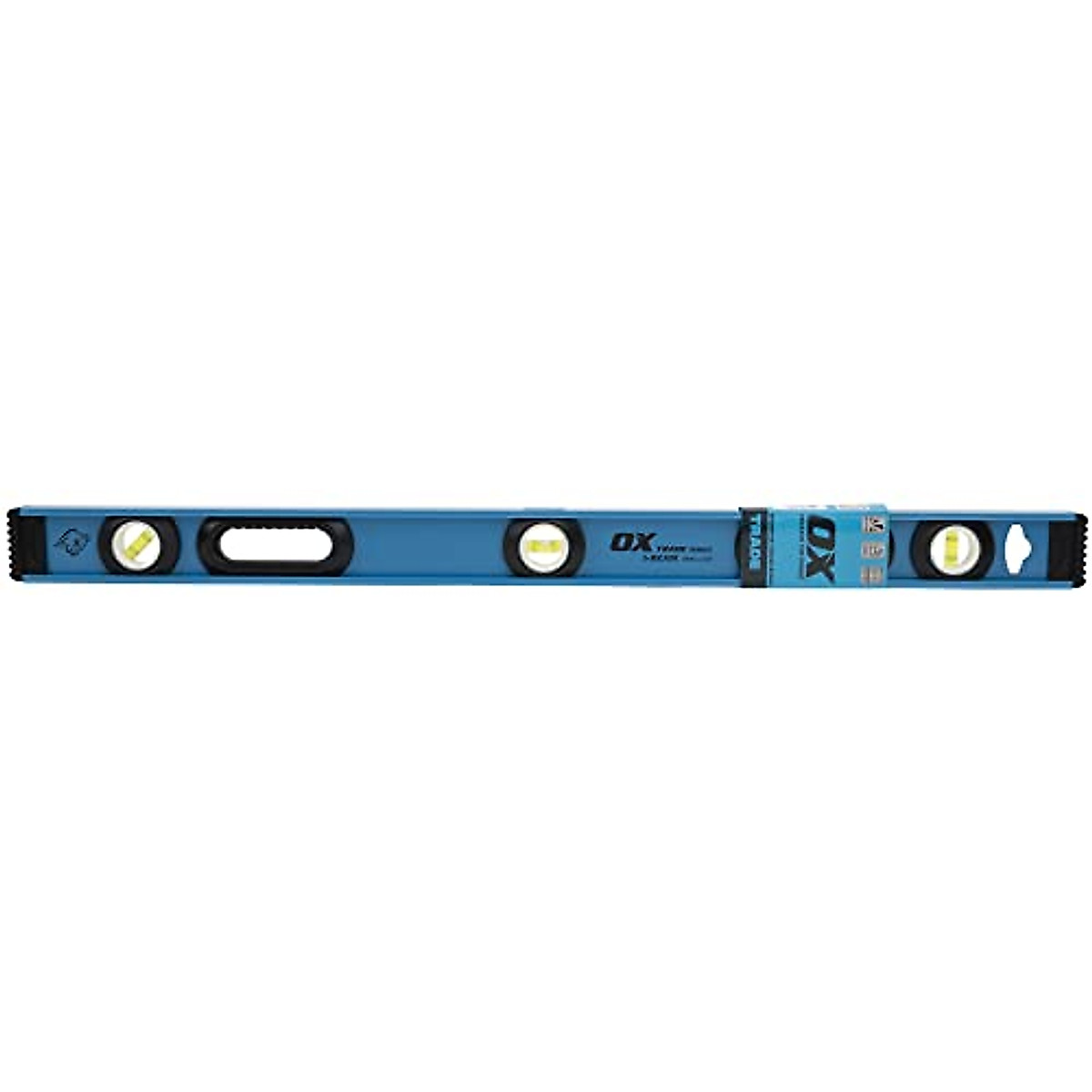 OX TOOLS Trade 32-Inch Aluminum "I" Beam Level with Vial Window | Magnetic & Reinforced End Caps
