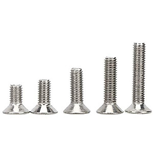 Screw Organizer, Screws Assortment Set Hex Socket Screw Flat Screw Pocket Hole Screws, Screws Kit for Electronics Industry Hardware Fasteners DIY