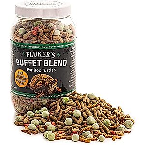 Fluker's Buffet Blend Box Turtle Freeze Dried Food 6.5oz - Includes Attached DBDPet Pro-Tip Guide