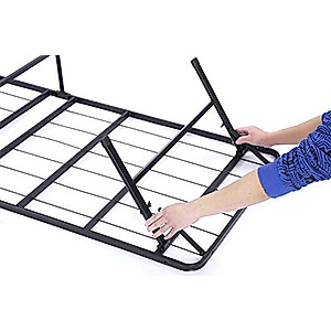 V&LX 14 Inch Tall High Easy-Assembly / No Tool Needed to Assemble / Bed Frame/ No Box Spring Needed (Modern,Cal King)
