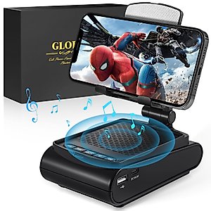 Birthday Gifts for Men, Cell Phone Stand with Wireless Bluetooth Speaker, Dad Gifts for Fathers Day, for Men Him Husband Dad Gifts