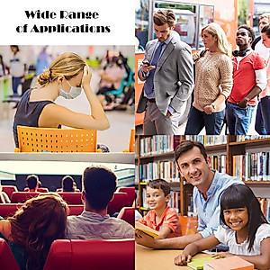 Skylety 6 Pieces Cam Fidget Pad Controller Relieve Anxiety Handheld Mini Handheld Fidget Pad Fidget Controller Stress Reducer for Adult Relieve Stress(Simple Colors)