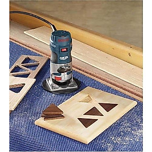 Bosch PR20EVSK-RT Colt Palm Grip 5.7 Amp 1-Horsepower Fixed Base Variable Speed Router with Edge Guide (Renewed)