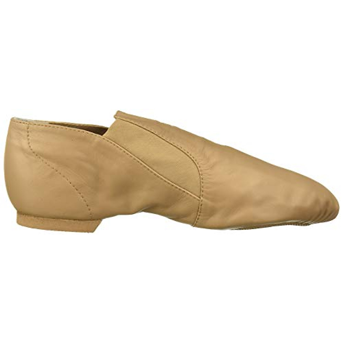 Bloch womens Elasta Bootie dance shoes, Tan, 8 US