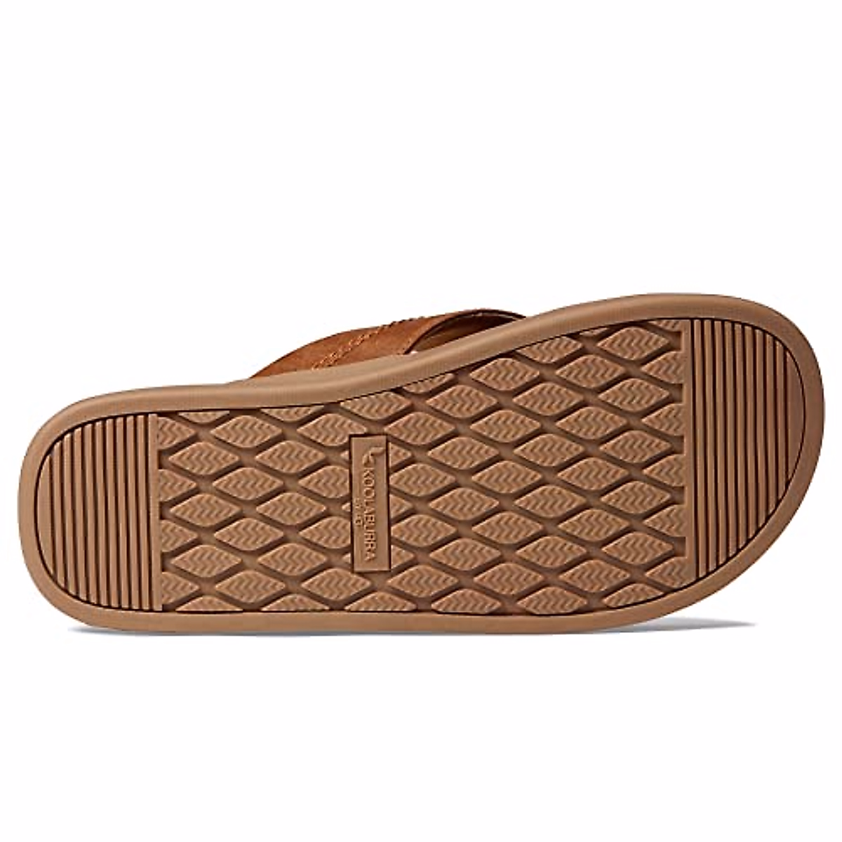 Koolaburra by UGG Men's TREEVE Sandal Flip-Flop, Chestnut, 12