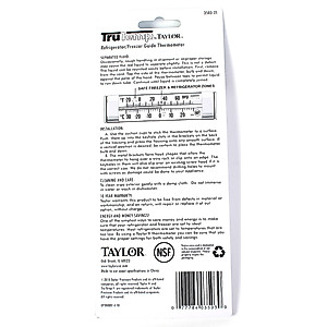 taylor B000QOM5YO Fridge/Freezer Guide Thermometer (Original Version), kkkk