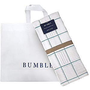 Premium Cotton Kitchen Towels (16" x 26") | Absorbent Dish Towels | 435 GSM Cotton Tea Towels | Kitchen Hand Towels | Dish Towels for Kitchen | Aqua