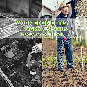 SORANGEUN Auger Drill Bit for Planting-1.6x16.5inch Plant Auger for Cordless Drill-Garden Tools for Bulbs Planting&Holes Digging - 3/8 Inch Hex Drive Drill