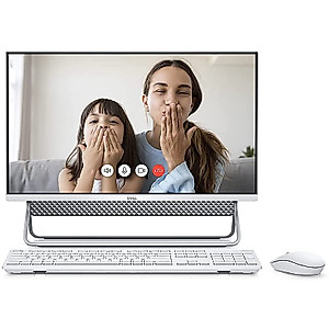 Dell Inspiron 7700 All-in-One Desktop, 27-inch FHD Touchscreen, Intel 4-Core i7-1165G7, NVIDIA GeForce MX330 Graphics, 16GB DDR4 256GB SSD+1TB HDD, WiFi 6, Type-C HDMI, Win11 Pro, Silver (Renewed)