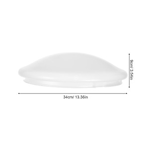 COHEALI Flush Mount Ceiling Light Cover Plastic Ceiling Fixture Shade Replacement Dome Cover Decorative Light Shade for Ceiling Lighting Accessories
