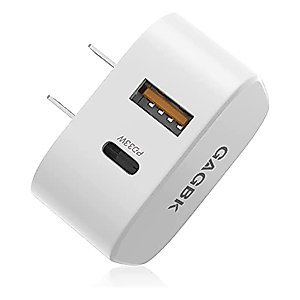 33W Super Fast Charger Block, PD PPS & QC 3.0 Charging Blocks for iPhone 14 13 12 Pro Max/Pro/Mini/Plus/iPad Pro/Air/Mini/MacBook, for Samsung S22/S21/S20/Ultra/Plus/Z Fold/Flip/Tab-White