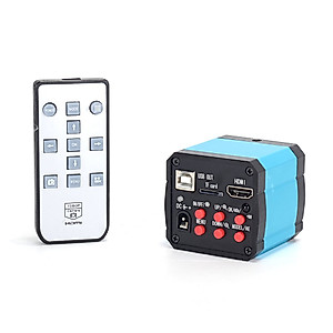 HAYEAR 14MP HD TV HDMI USB Industry Digital C-Mount Microscope Camera TF Card + 180x Zoom C-Mount Lens