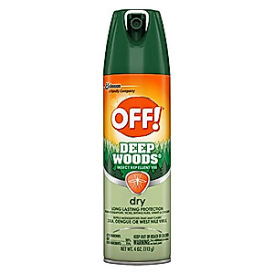 Off! Deep Woods Dry Insect Repellent VIII 4 oz (3 Pack)