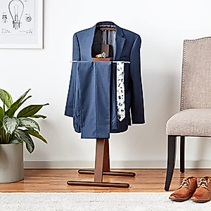 Proman Products Josh Valet Stand, Walnut