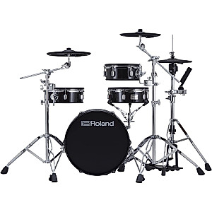 Roland V Streamlined Acoustic-Style Electronic Drum Kit with Shallow-Depth Shells and TD-07 Module (VAD103-1)