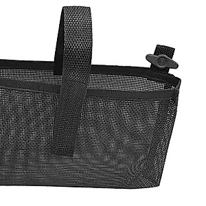 DYNWAVE Practical Kayak Mesh Bag Boat Canoe Dinghy Fishing Gear Storage Pouch Beer Water Bottle Tackles Holder 9x5'' Organizer Accessories