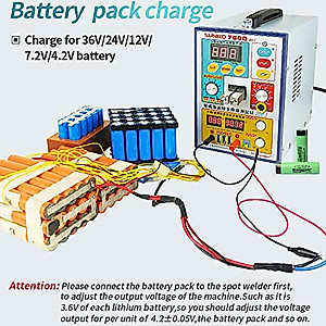 769D Pulse Spot Welder 0.35mm Lithium-ion Battery Welding Machine,Battery Spot Welder and Soldering Station Portable Pulse Welding Machine for Battery Pack 18650 14500 Lithium Batteries