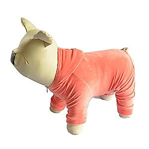 Dog Mannequins, PU Leather Standing Dog Model Flexible Stretch Dog Mannequins to Display Dog Apparel Pet Clothes, Dog Shop Supplies Bulldog Style Beige
