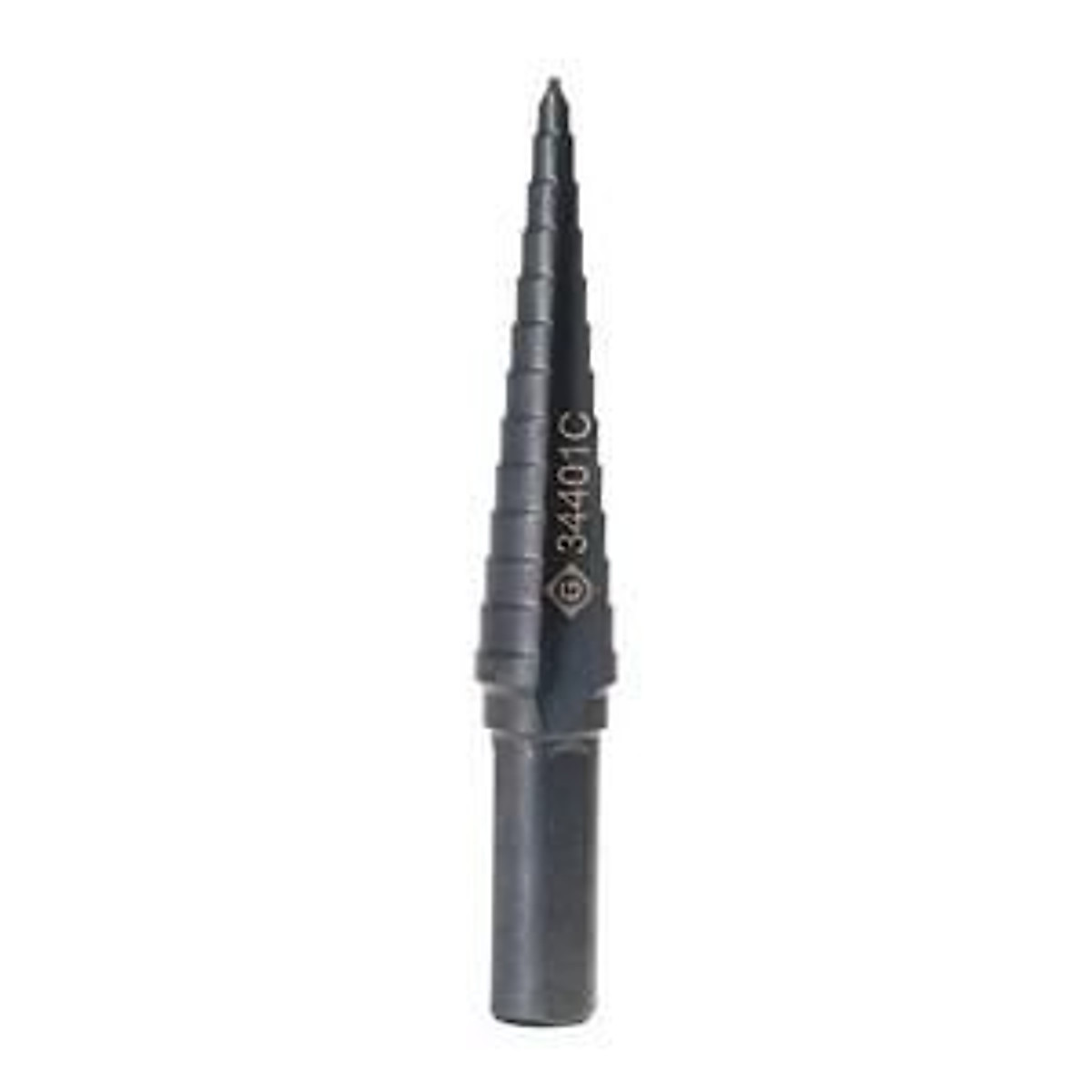 Greenlee 34401C Steam Oxide 10 Gauge Cobalt High Speed Steel XT Cobalt Step Bit 1/8 Inch - 1/2 Inch Kwik Stepper®