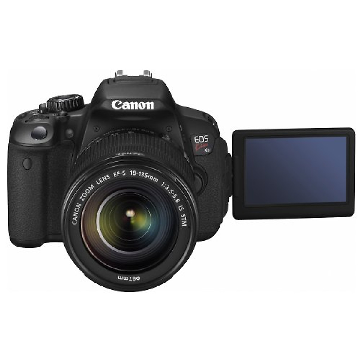 Canon DSLR Camera EOS Kiss X6i with EF-S 18-135mm IS STM Lens Kit - International Version (No Warranty)