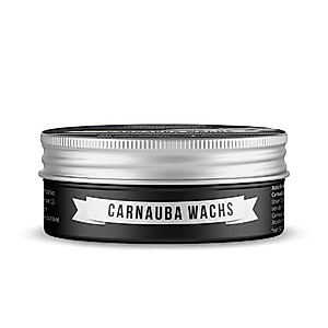 Momo's Garage® Carnauba Wax Varnish Quick Sealing Gloss Booster High Gloss Includes Pad + Microfibre Cloth Car Wax