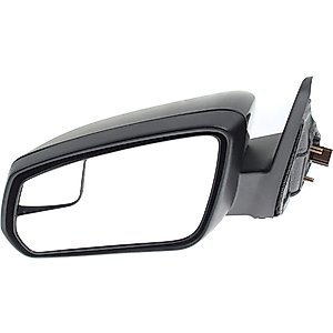 Kool Vue Driver Side Power Mirror for Ford Mustang 2011-2012 With Spotter Glass with 2 Caps